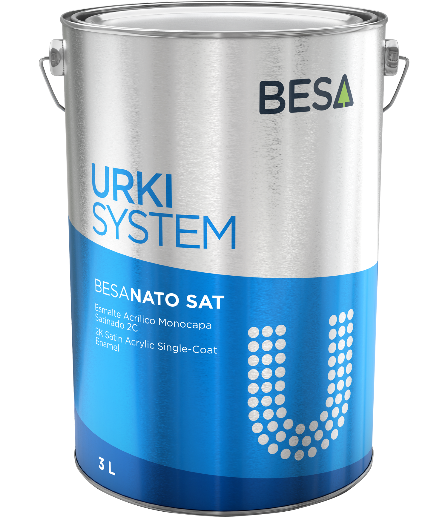 Laque Acrylique Monocouche Satinée 2C | BESA NATO SAT | Bernardo Ecenarro